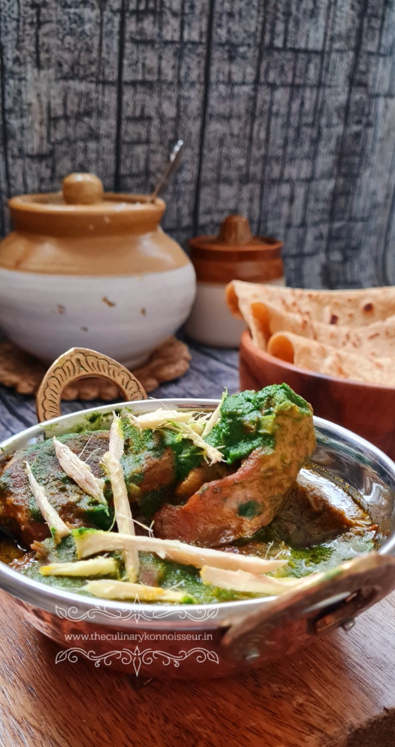 Multani Mutton Saagwala – Lamb in Spinach – The Culinary Konnoisseur