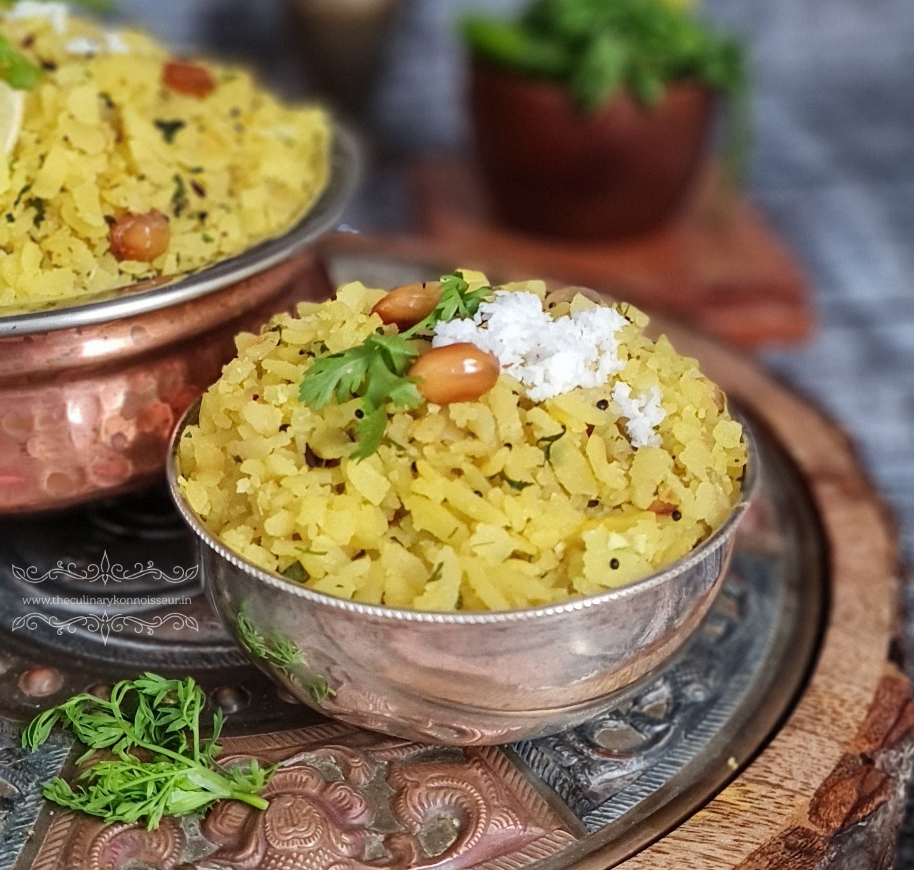 Kanda Poha – Savoury Beaten Rice Snack – The Culinary Konnoisseur
