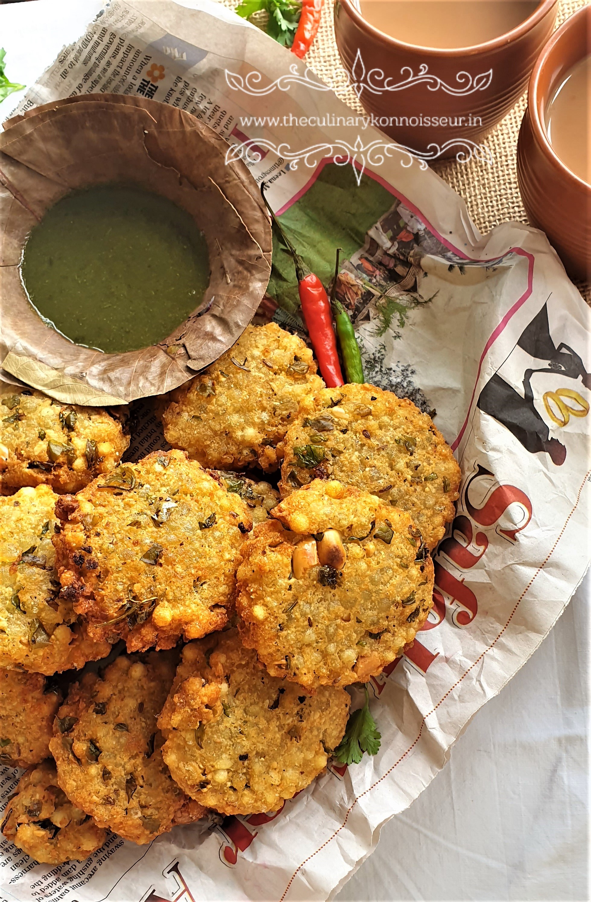 Sabudana Vada – Deep Fried Sago Fritters – The Culinary Konnoisseur